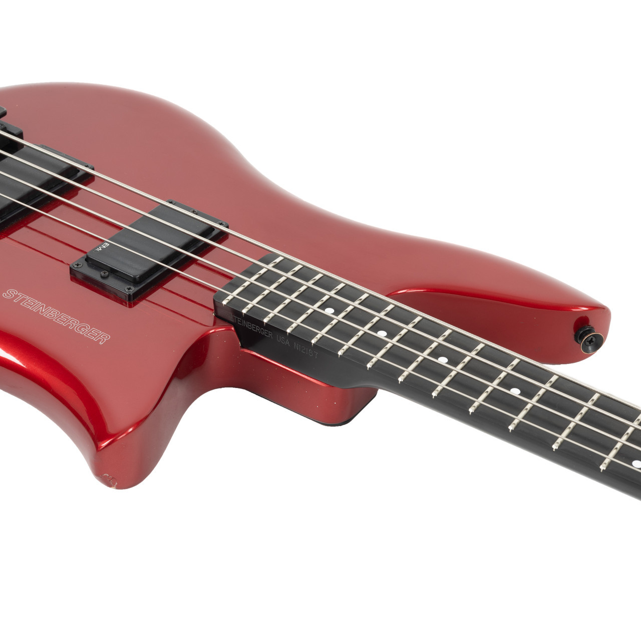 Vintage Steinberger Q4 Bass Red 1991 | Cream City Music