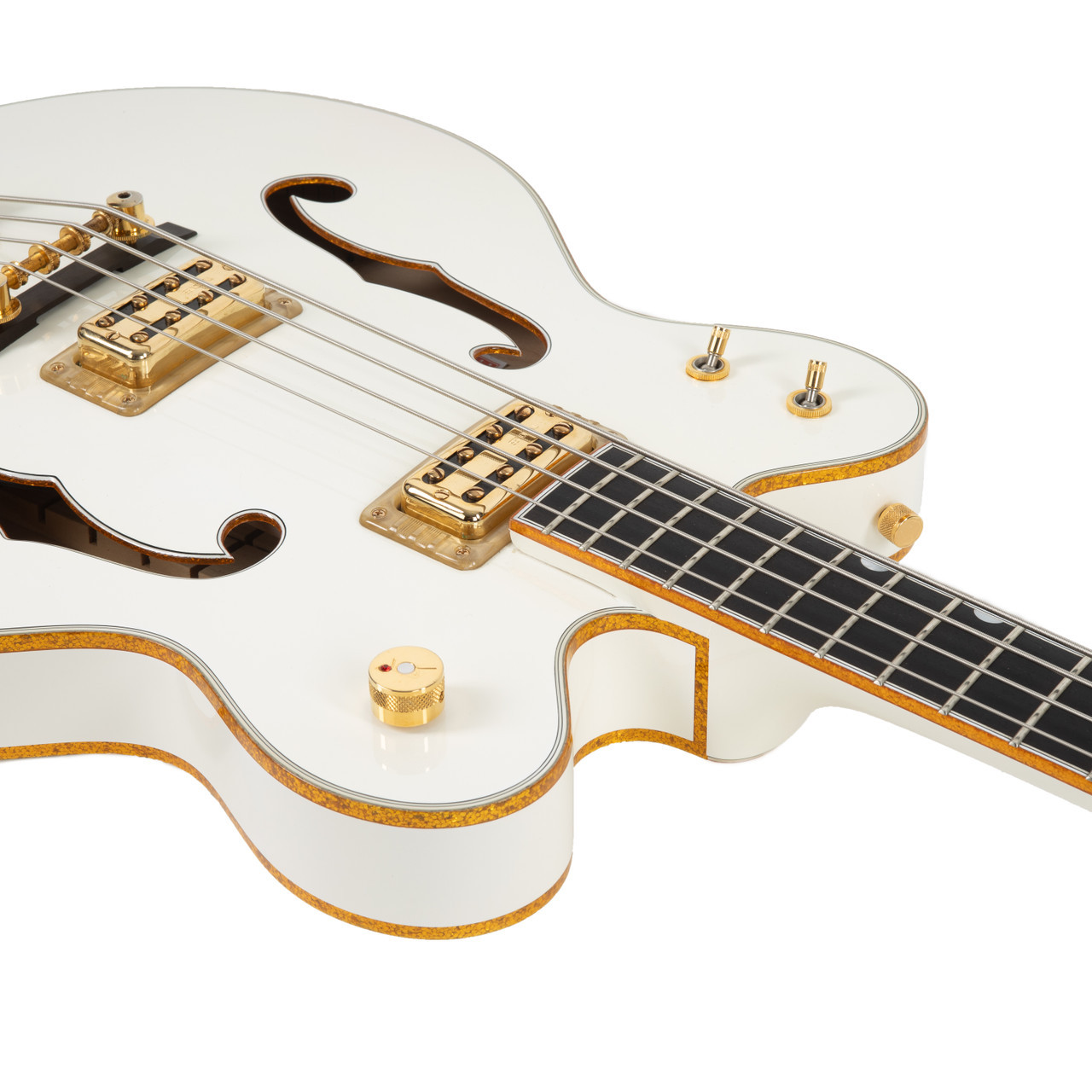 Used Gretsch G6136LSB White Falcon Bass 2013 | Cream City Music