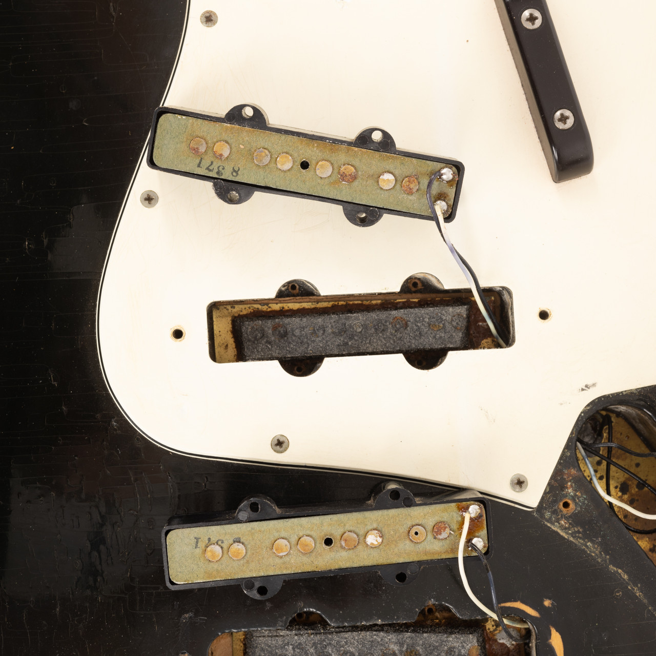 Vintage Fender Jazz Bass Black 1972 Cream City Music