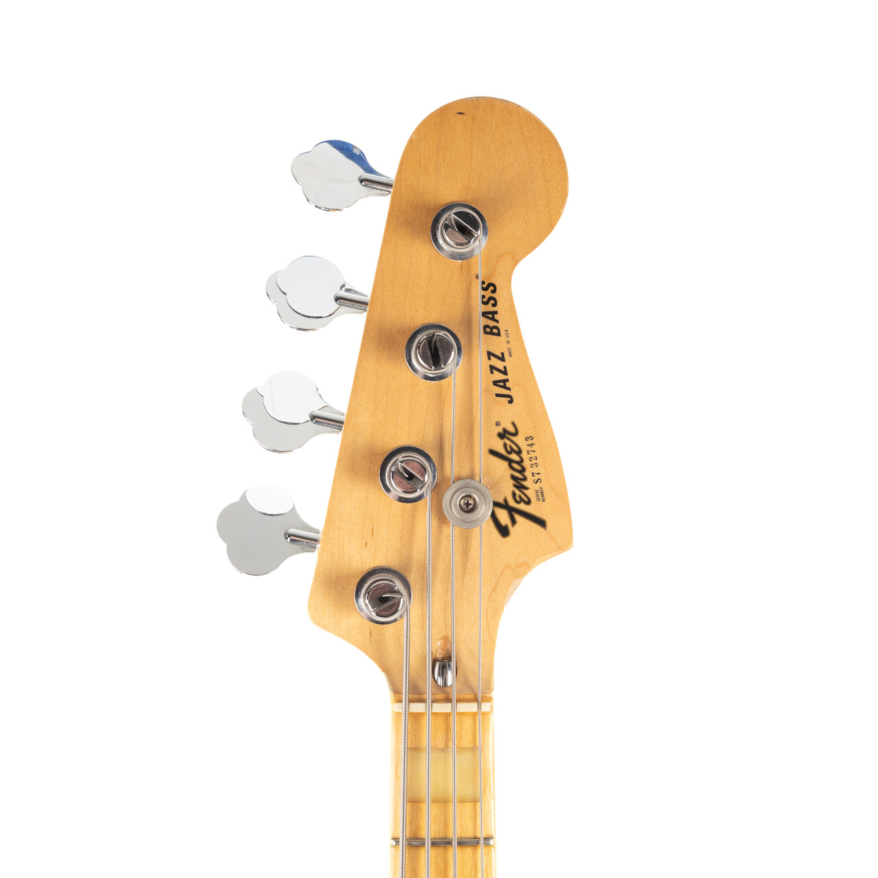 Vintage Fender Jazz Bass Black 1977 Cream City Music