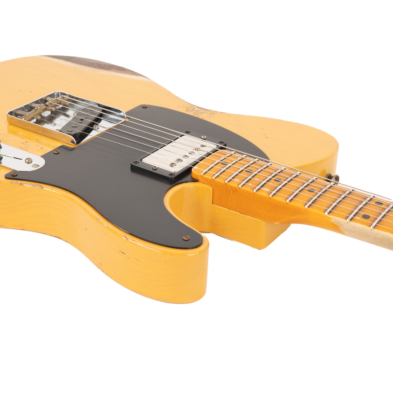 Fender Custom Shop Blackguard Telecaster HS Heavy Relic - Butterscotch ...