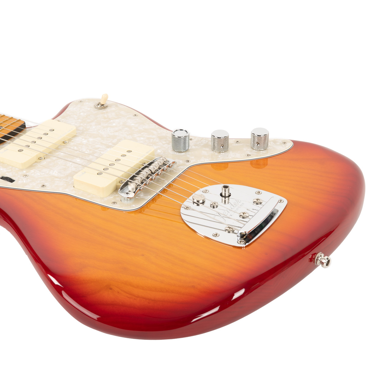 Used Fender American Ultra Jazzmaster Ash Body Plasma Red Burst 2019 ...