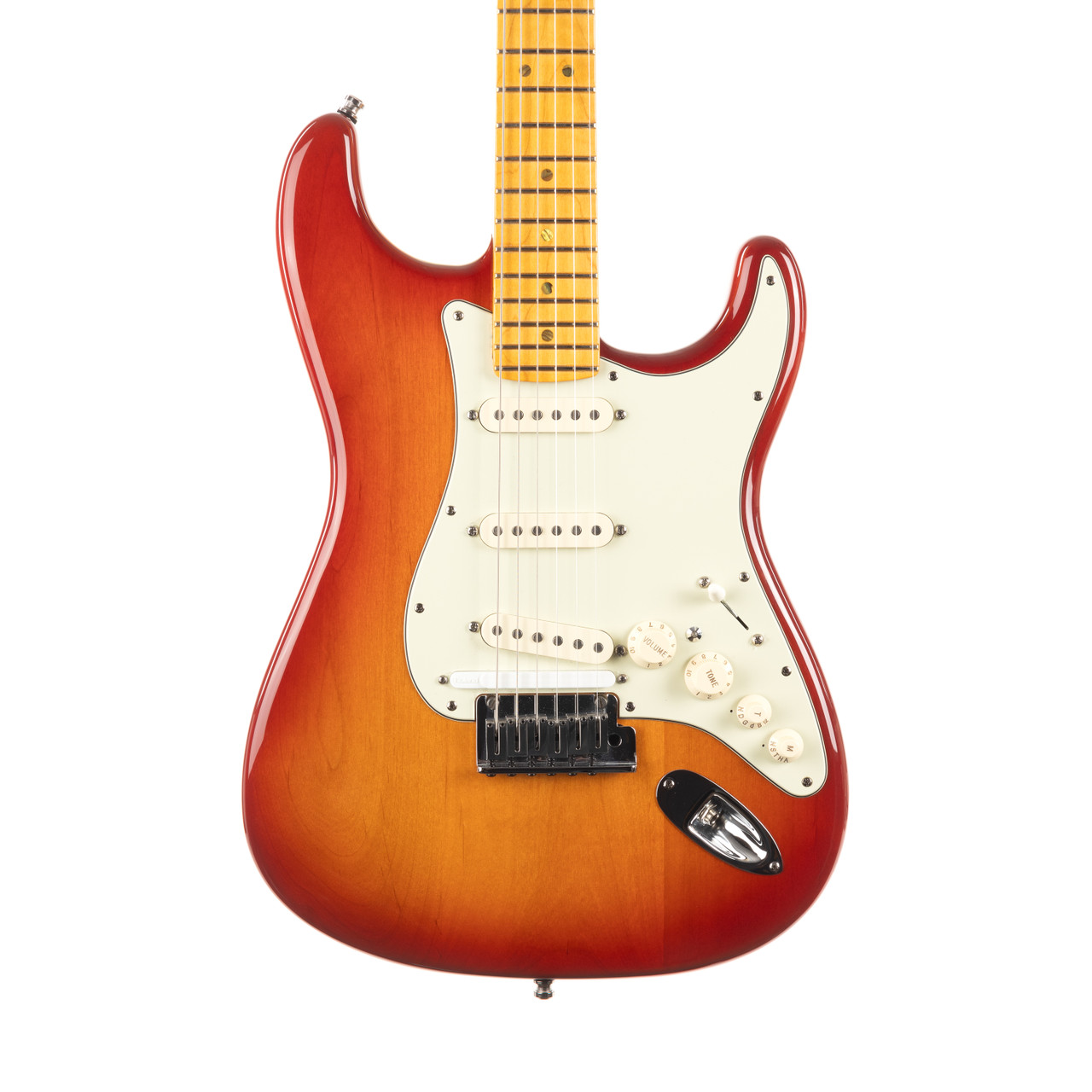 Used Fender American Deluxe VG Stratocaster Aged Cherry Burst 2008 ...