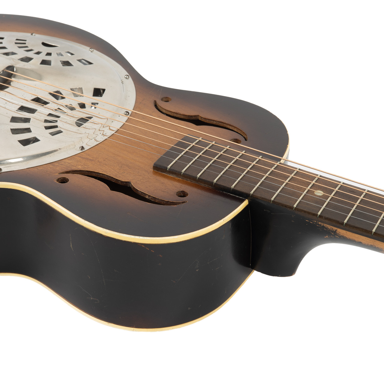 Vintage Dobro Resonator Roundneck Sunburst 1930s | Cream City Music