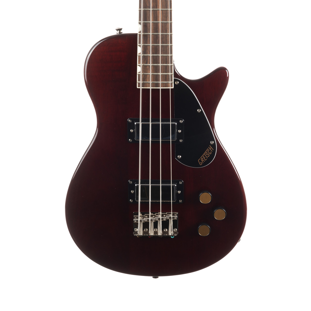 Gretsch Streamliner Jet Club Bass Single-Cut - Walnut Stain | Cream ...
