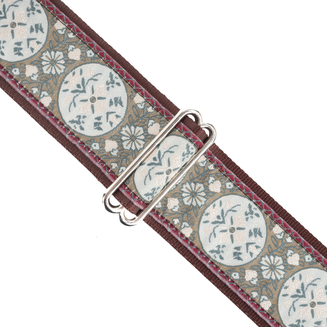 Souldier 2" Guitar Strap - "Medallion" Maroon | Cream City Music