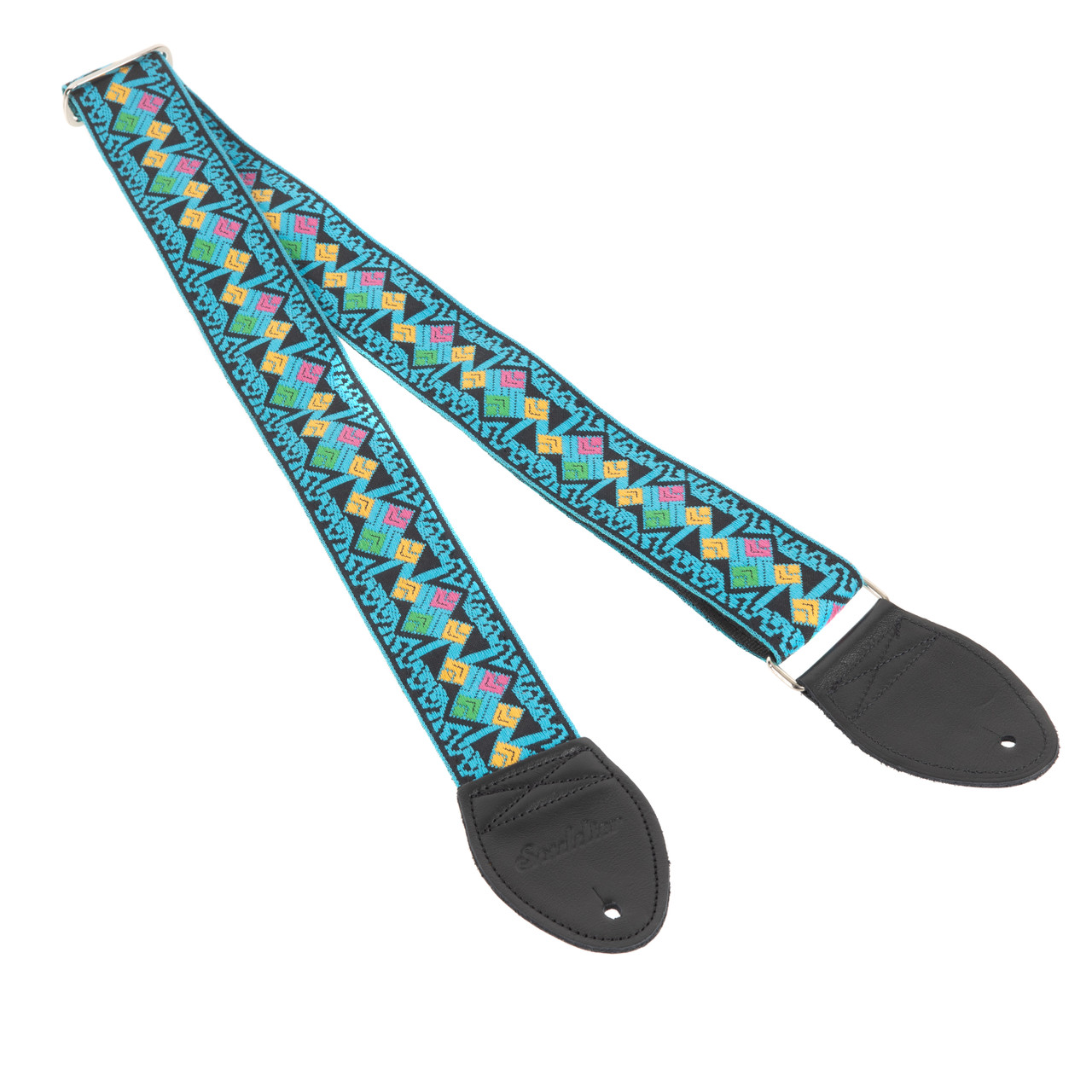 Souldier 2" Guitar Strap - "Clapton" Turquoise Pattern | Cream City Music