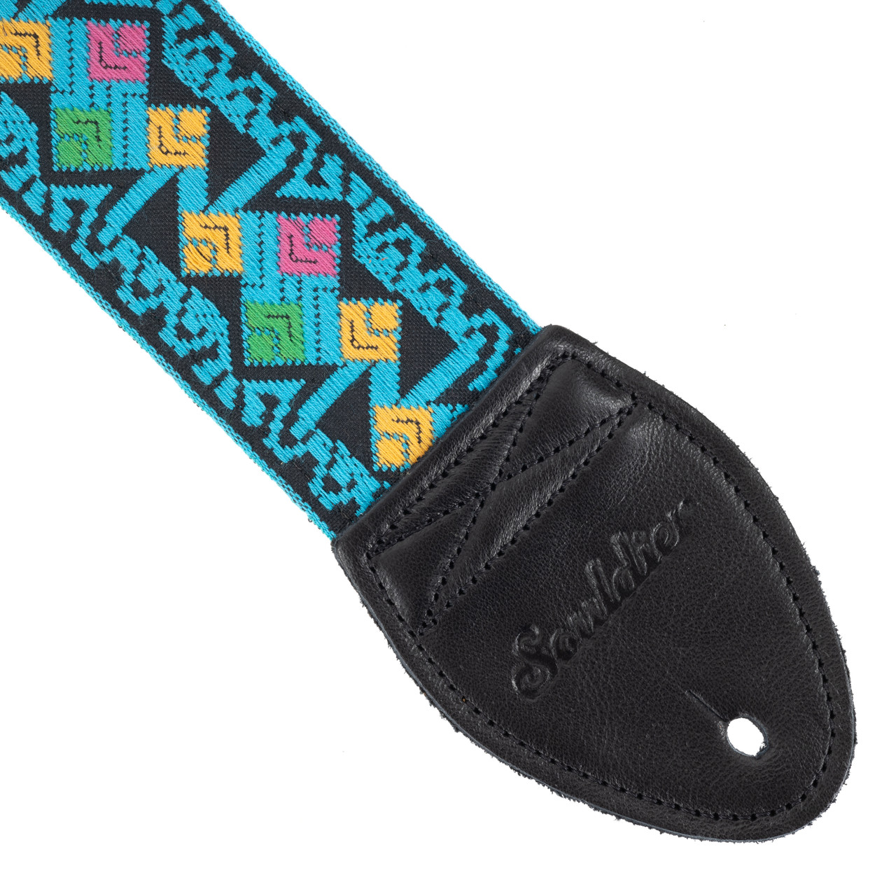 Souldier 2" Guitar Strap - "Clapton" Turquoise Pattern | Cream City Music