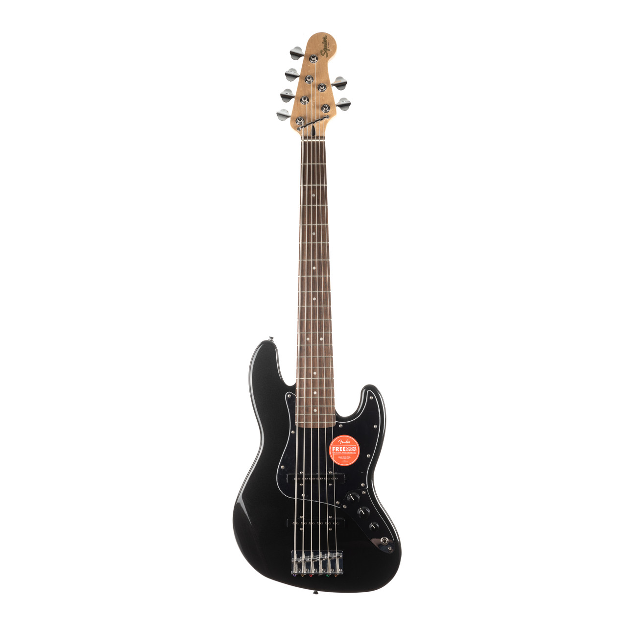Squier Affinity Series Jazz Bass VI Laurel - Black Metallic | Cream City Music