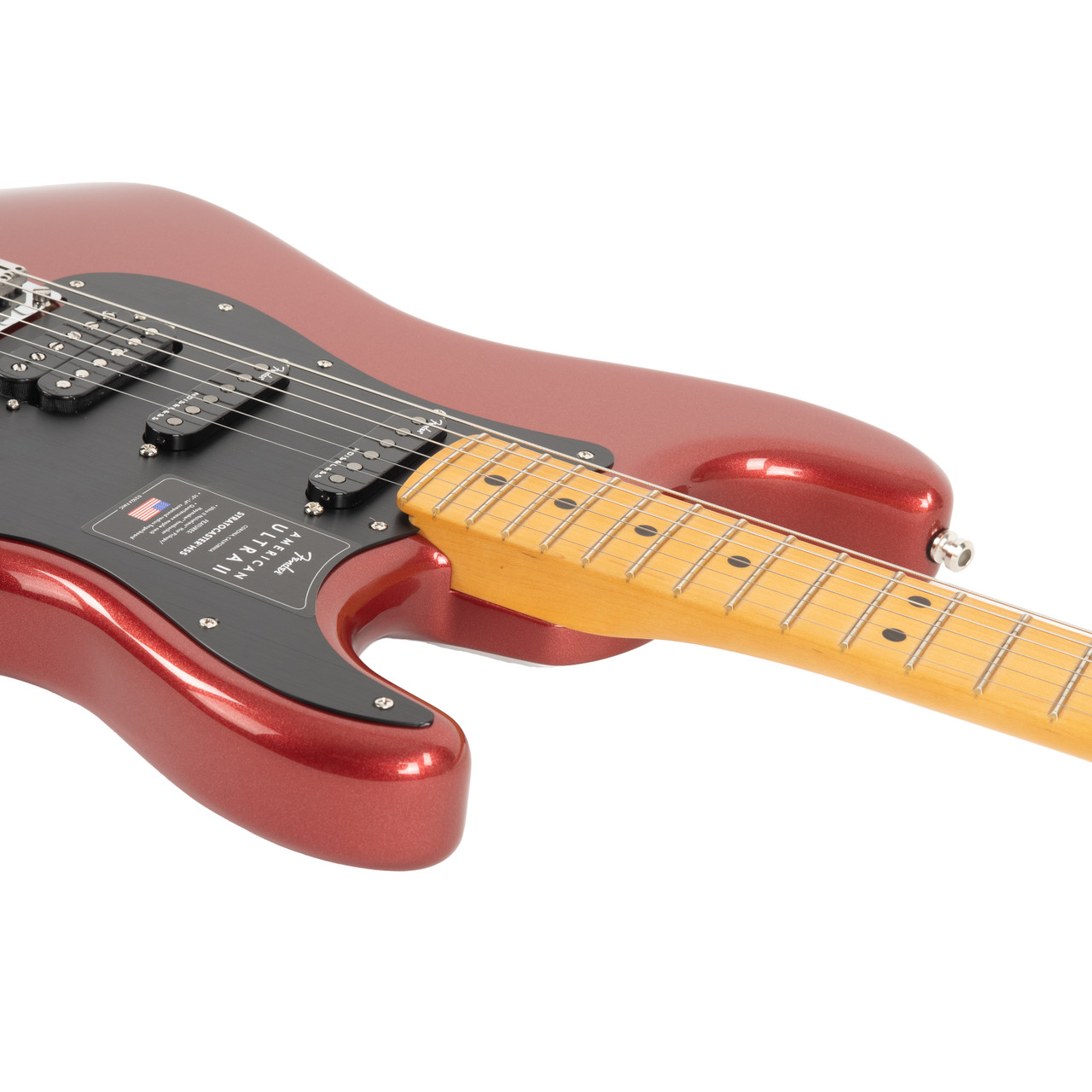 Fender American Ultra II Stratocaster HSS Maple - Sinister Red | Cream ...