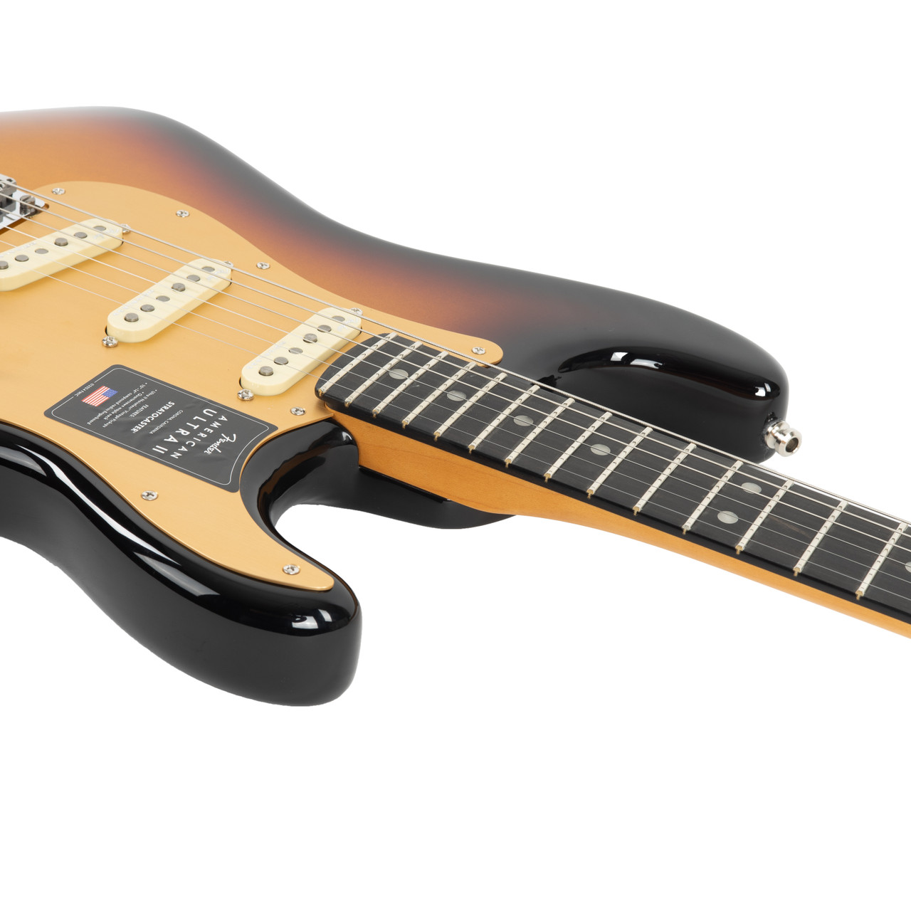 Fender American Ultra II Stratocaster Ebony - Ultraburst | Cream City Music