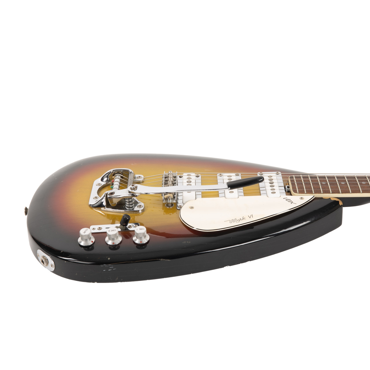 Vintage Vox Mark VI Teardrop Sunburst 1960s | Cream City Music