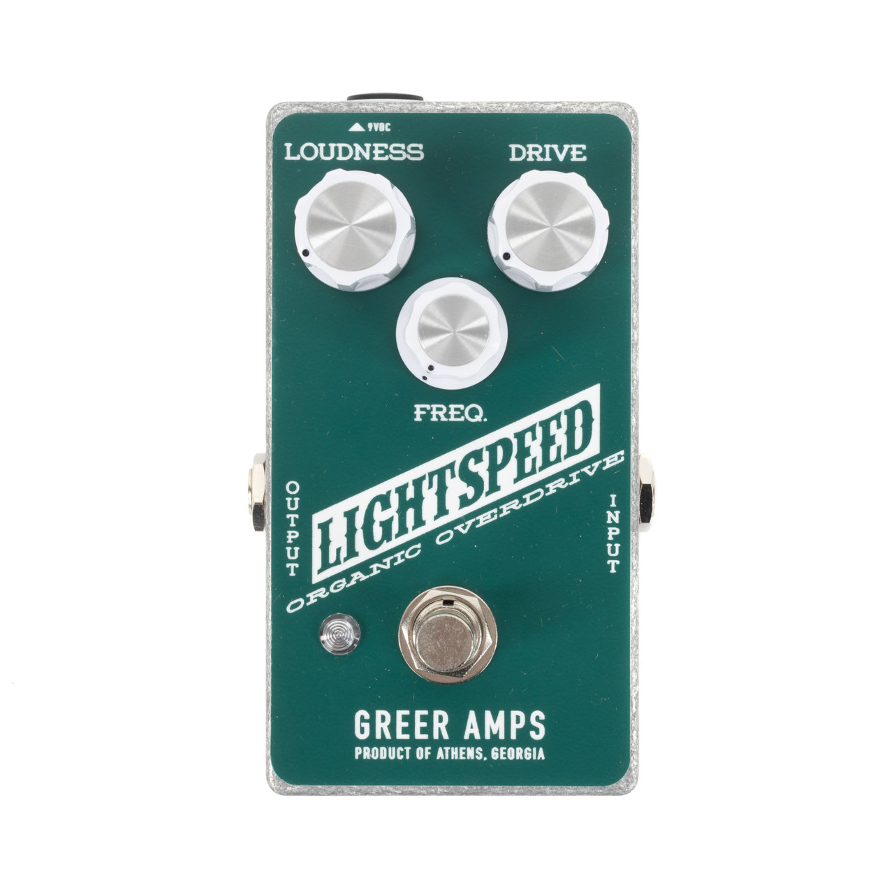 Greer Amps Lightspeed Organic Overdrive Pedal - Pine Green | Cream City ...