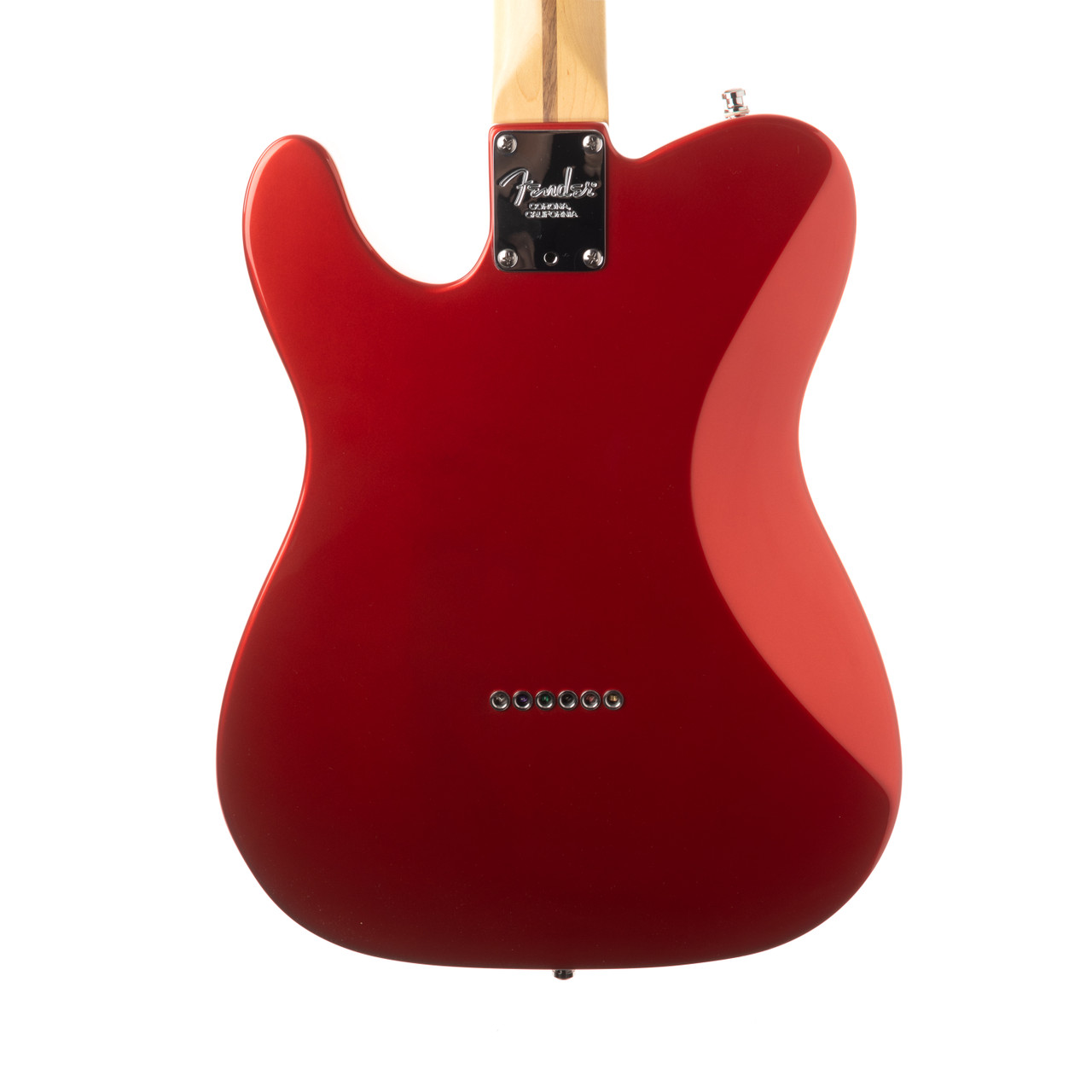 Used Fender American Deluxe Telecaster Chrome Red 2005 | Cream City Music