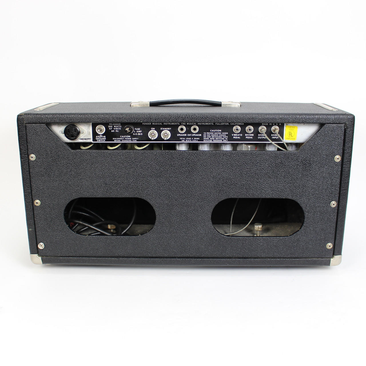 Vintage 1973 Fender Dual Showman Reverb 100W Tube Amp Head | Cream City ...