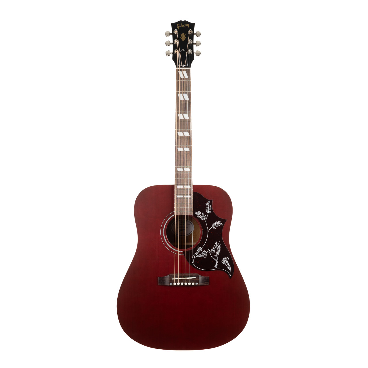 Gibson Hummingbird Special Acoustic-Electric - Satin Wine Red | Cream ...