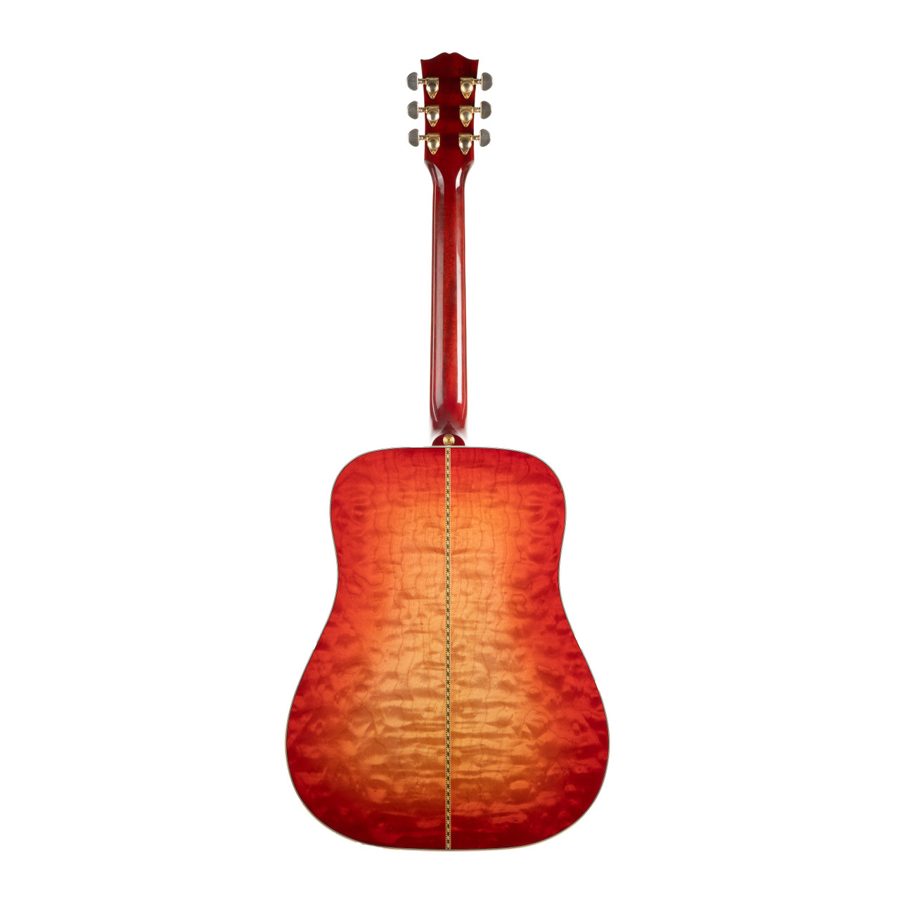 Used Gibson Hummingbird Quilted Maple Cherry Sunburst 2014 | Cream City ...