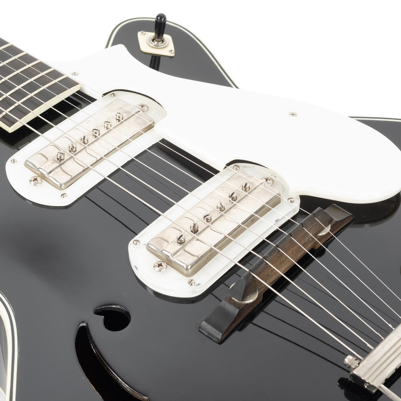 Vintage Silvertone Espanada Black 1960s | Cream City Music
