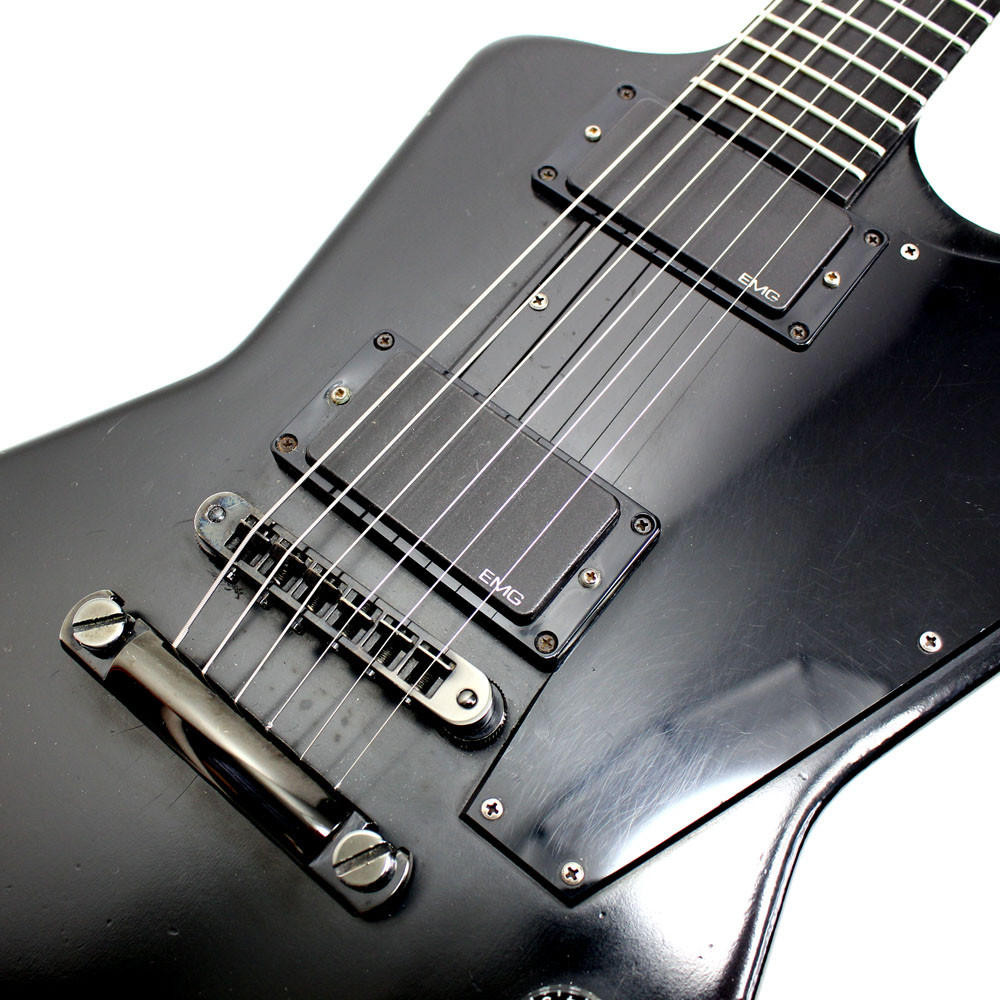 2000 Gibson Gothic Explorer Electric Guitar in Black Finish | Cream ...