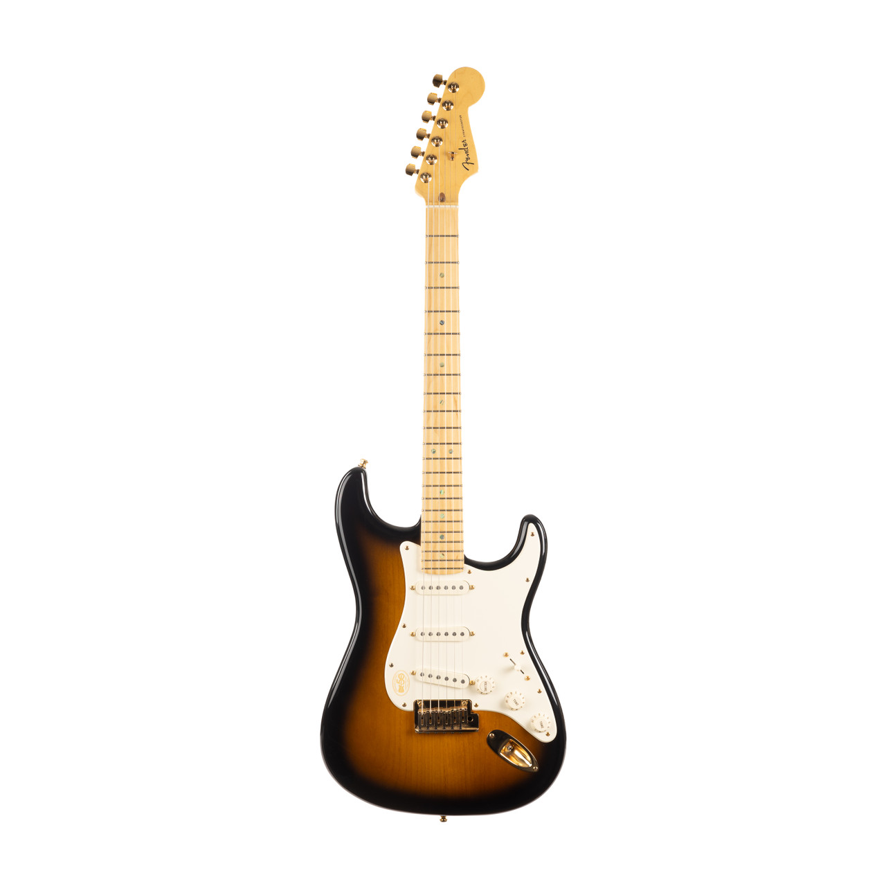 Used Fender 50th Anniversary American Deluxe Stratocaster Two-Tone ...