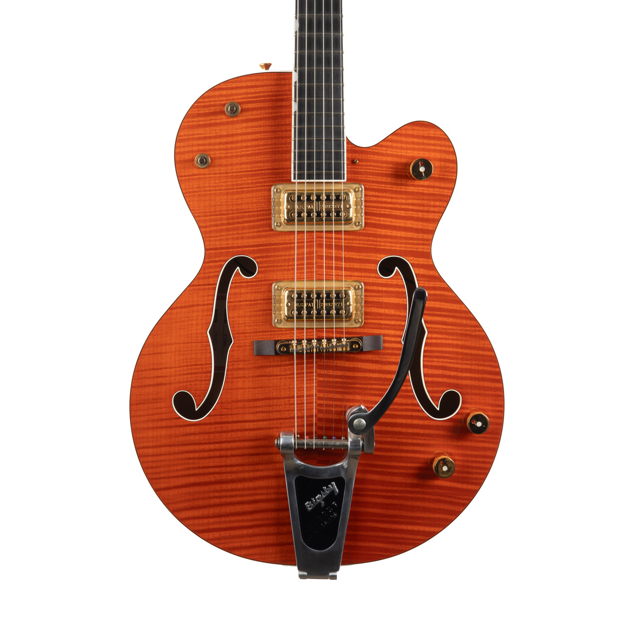 Used Gretsch Brian Setzer 6120SSU Orange Flame 2003 | Cream City Music