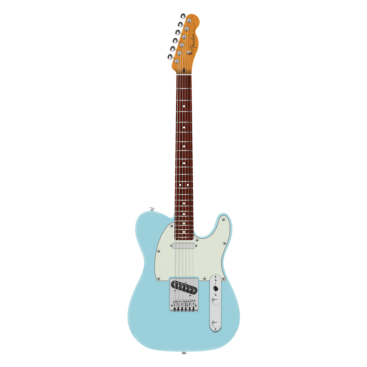Fender 75th Anniversary Player II Telecaster Rosewood - Daphne Blue ...
