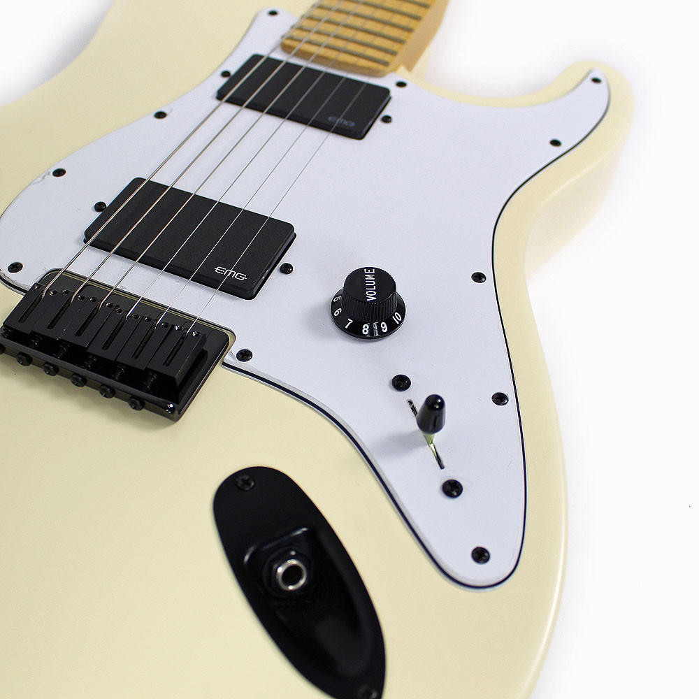 2013 Fender Jim Root Stratocaster Electric Guitar Satin White Finish ...