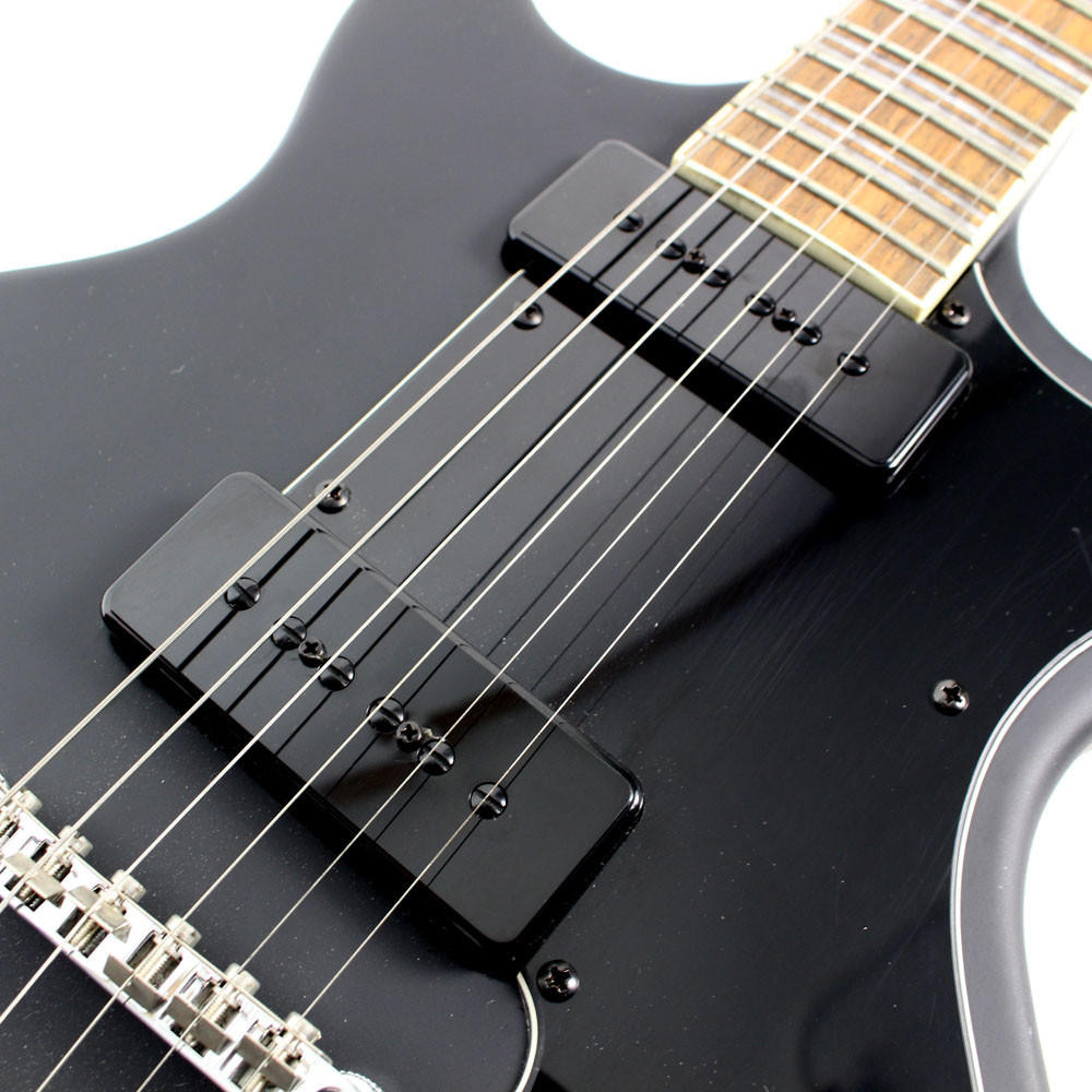Used Hofner Colorama II Electric Guitar in Matte Black Finish | Cream ...
