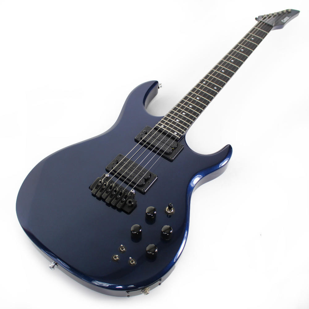 Used Carvin DC127 Solid Body Electric Guitar in Metallic Blue | Cream ...