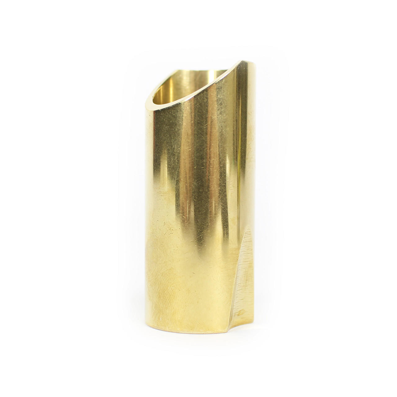 The Rock Slide Original Polished Brass Guitar Slide Extra Large | Cream ...