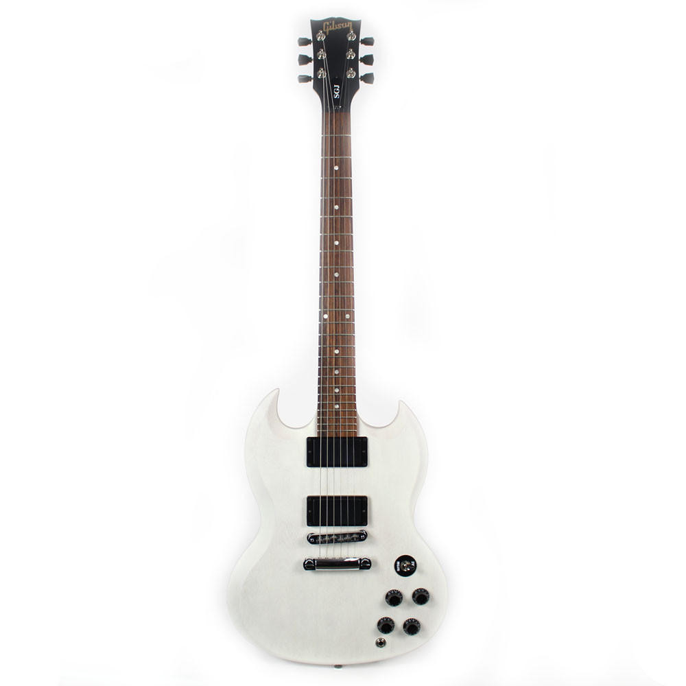 2013 Gibson SGJ Electric Guitar Faded White | Cream City Music