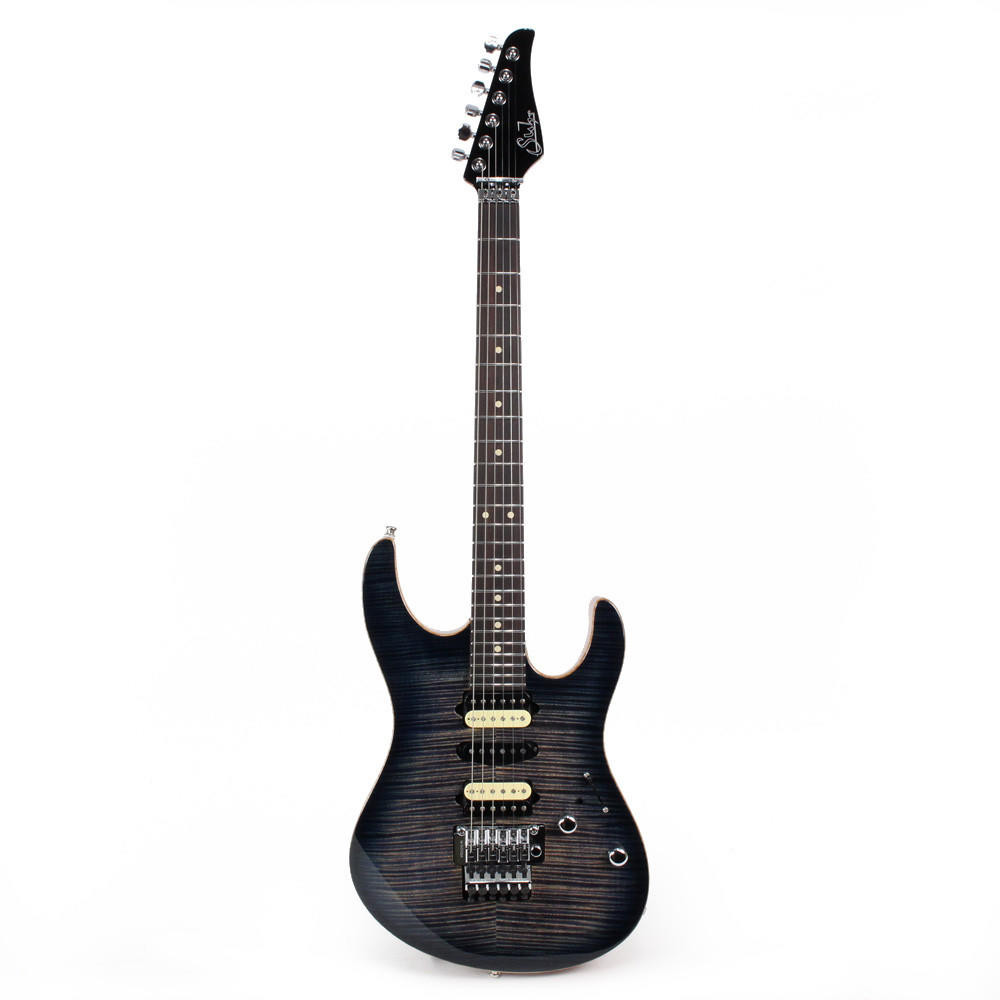 2013 Suhr Modern Pro M5 Electric Guitar in Faded Trans Whale Blue Burst ...