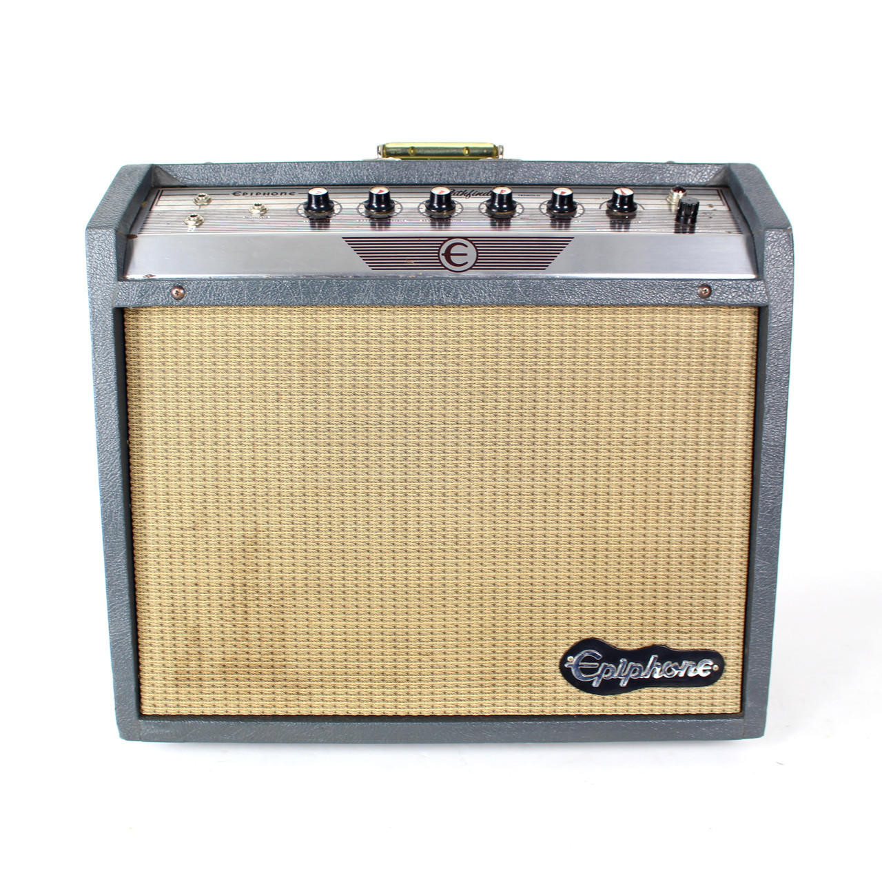 Vintage 1964 Epiphone EA-28RVT Pathfinder 15W 1x12 Tube Combo Amp ...