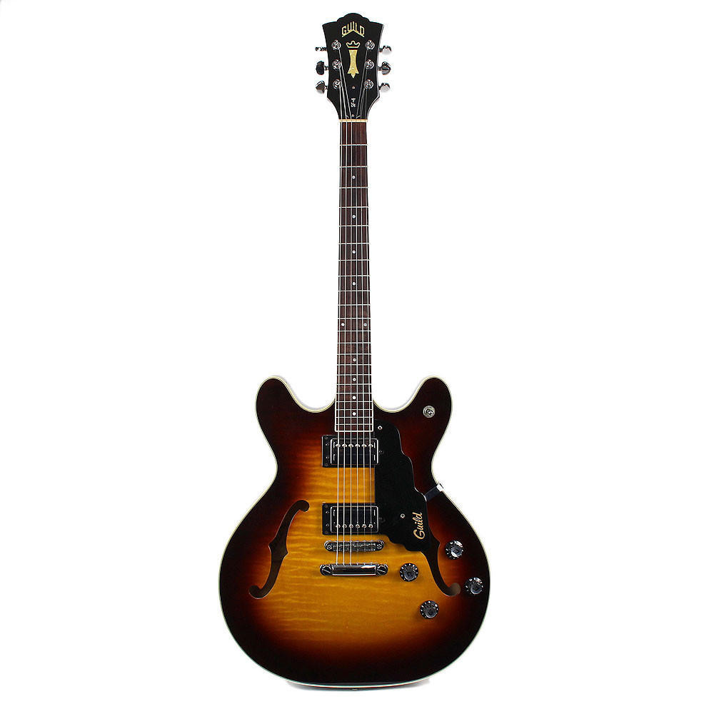 Used Guild Starfire IV SF4 Electric Guitar Sunburst Finish | Cream City ...