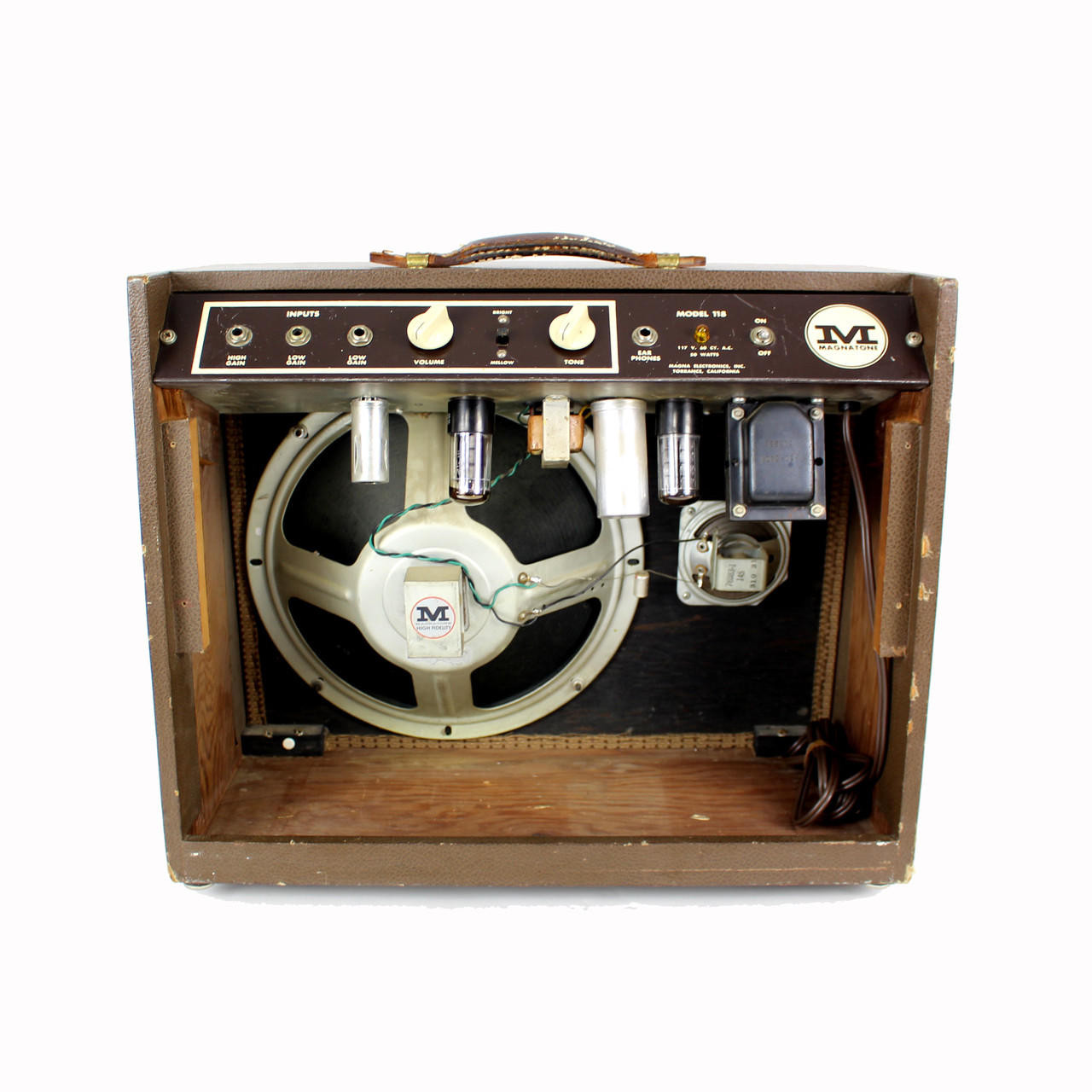 Vintage 1959 Magnatone Model 118 5W 1x12 Tube Combo Amp | Cream City Music