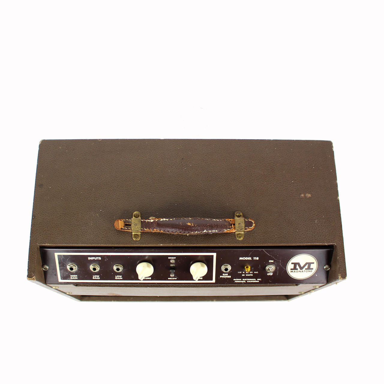 Vintage 1959 Magnatone Model 118 5W 1x12 Tube Combo Amp | Cream City Music