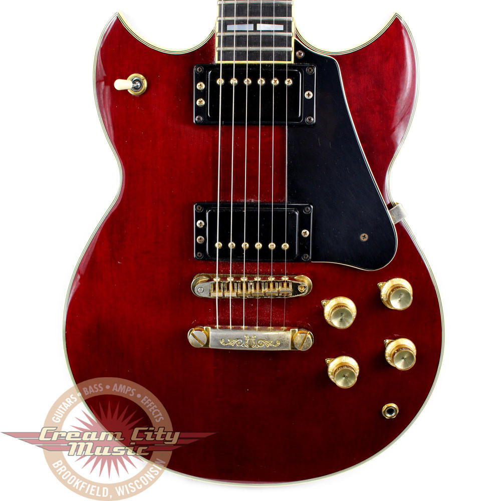 Used Yamaha SBG 2100 Electric Guitar Translucent Red | Cream City Music