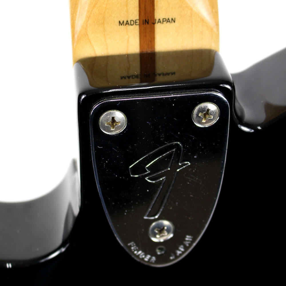 1997 Fender MIJ Telecaster Custom Electric Guitar Black | Cream City Music