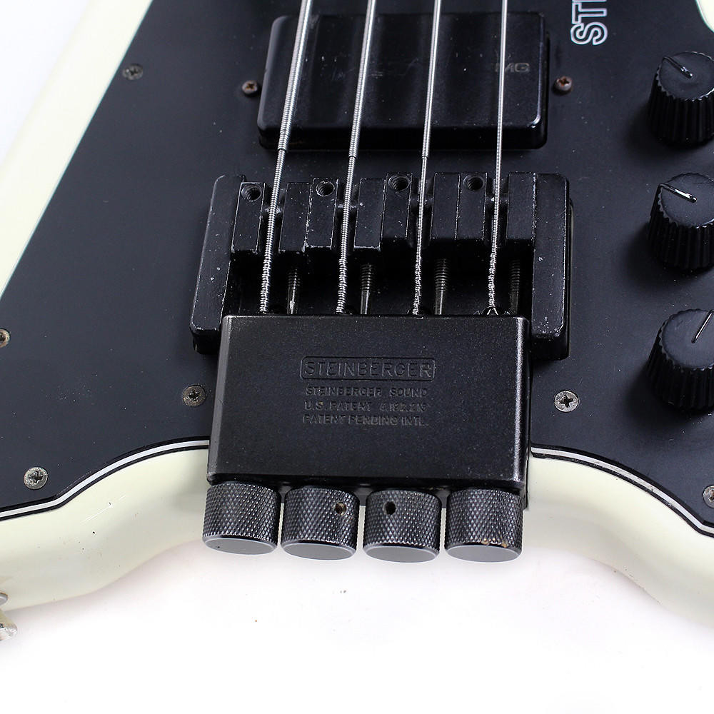 1987 Steinberger XP-2 P-Series Bass Guitar in White | Cream City Music