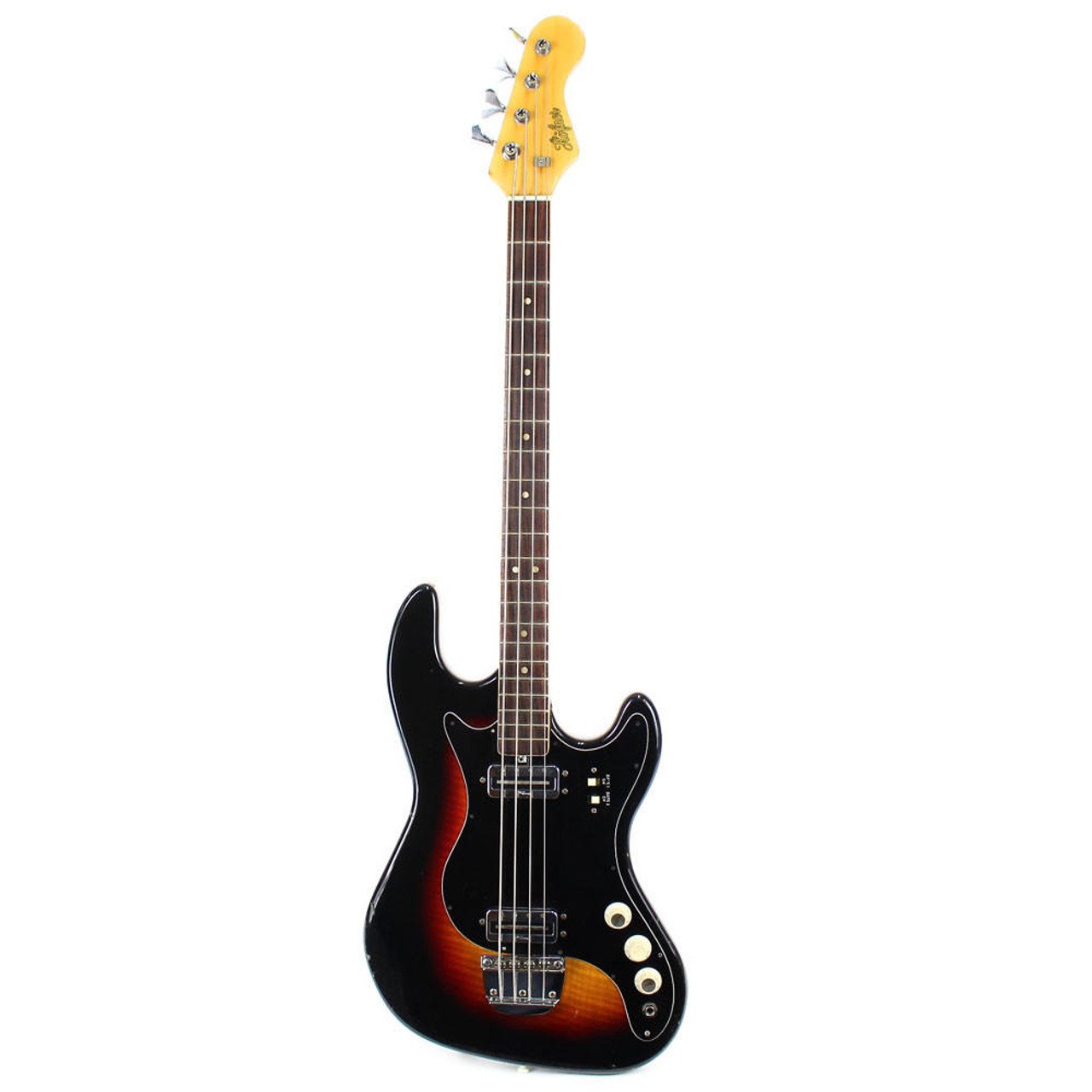 Vintage Hofner Solid Body Electric Bass Guitar Sunburst Cream City Music