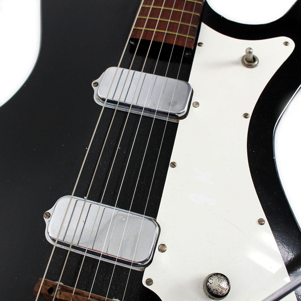 Vintage 1960s Truetone Model K300 Electric Guitar Black | Cream City Music