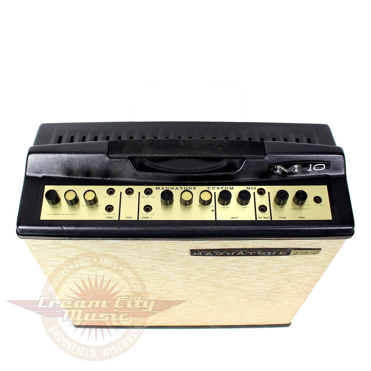 Vintage 1963 Magnatone M10 25W Tube Combo Amp | Cream City Music