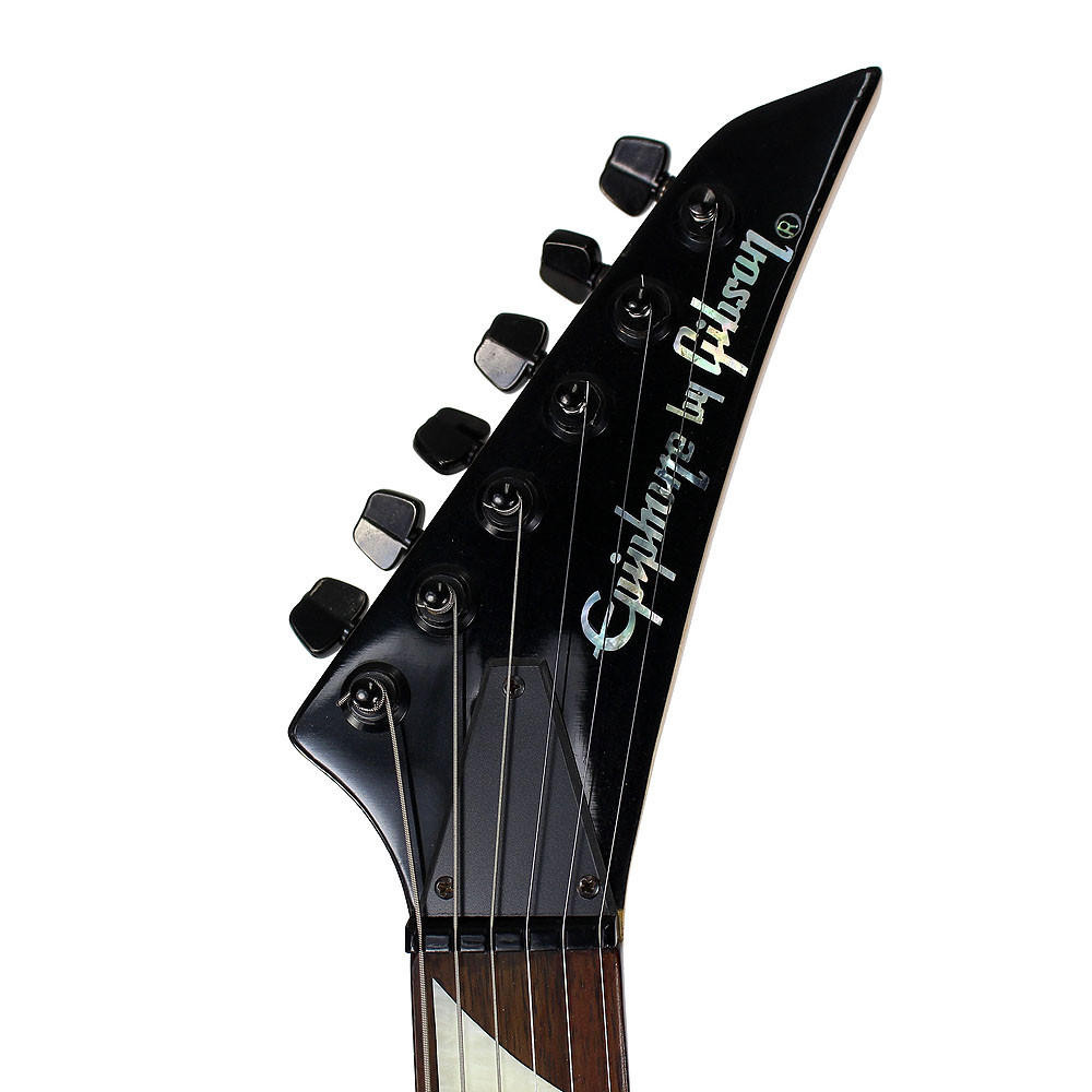 Vintage 1986 Epiphone By Gibson S-600 Electric Guitar Black Metallic ...