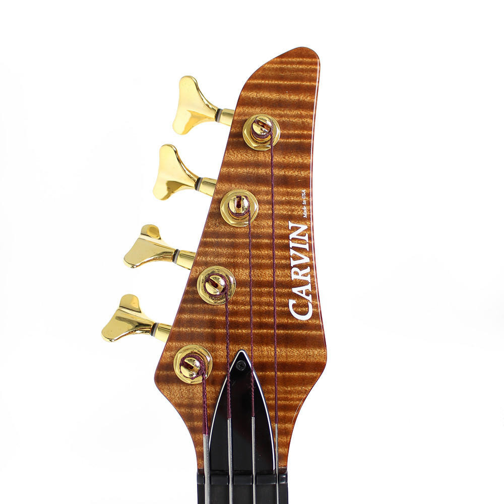 Used Carvin LB70 Active Passive Bass w/ Flame Maple Top in Tiger's Eye ...