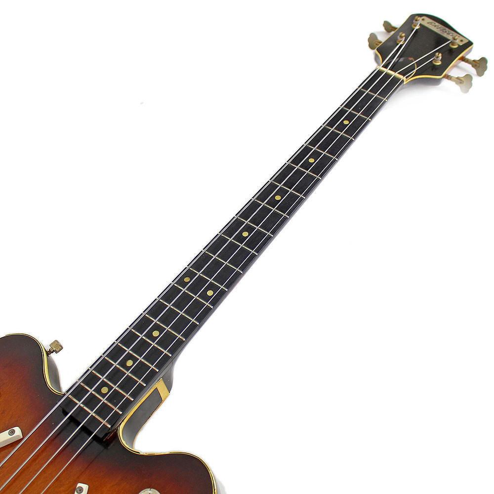 Vintage 1967 Gretsch Model 6070 Electric Bass Guitar Sunburst Finish ...