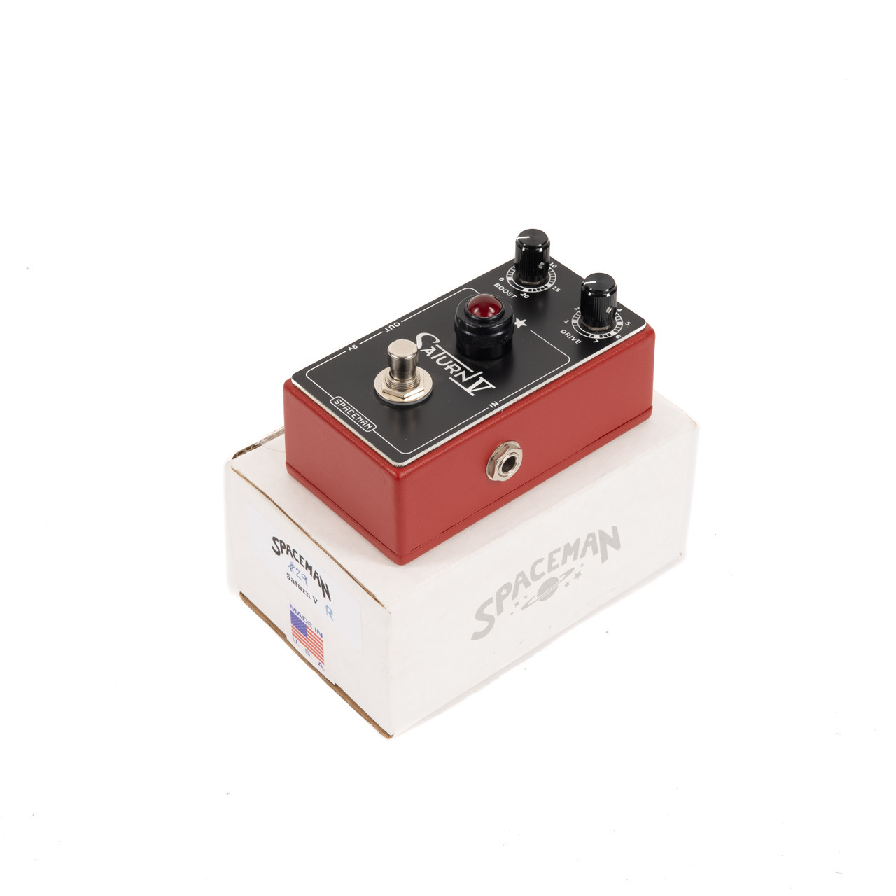 Used Spaceman Saturn V Harmonic Booster Pedal - Red | Cream City Music