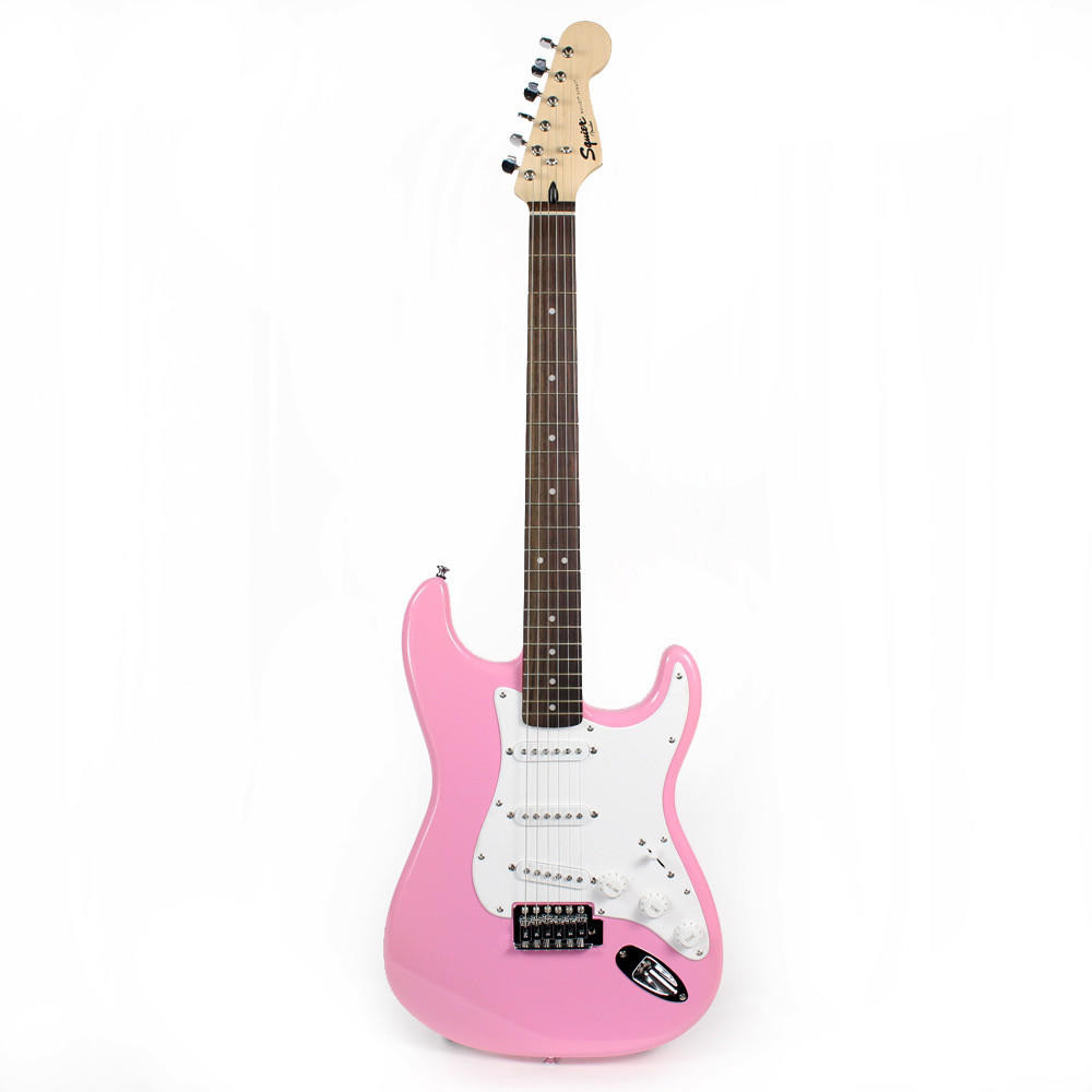Squier Bullet Stratocaster Electric Guitar in Pink Finish | Cream City ...