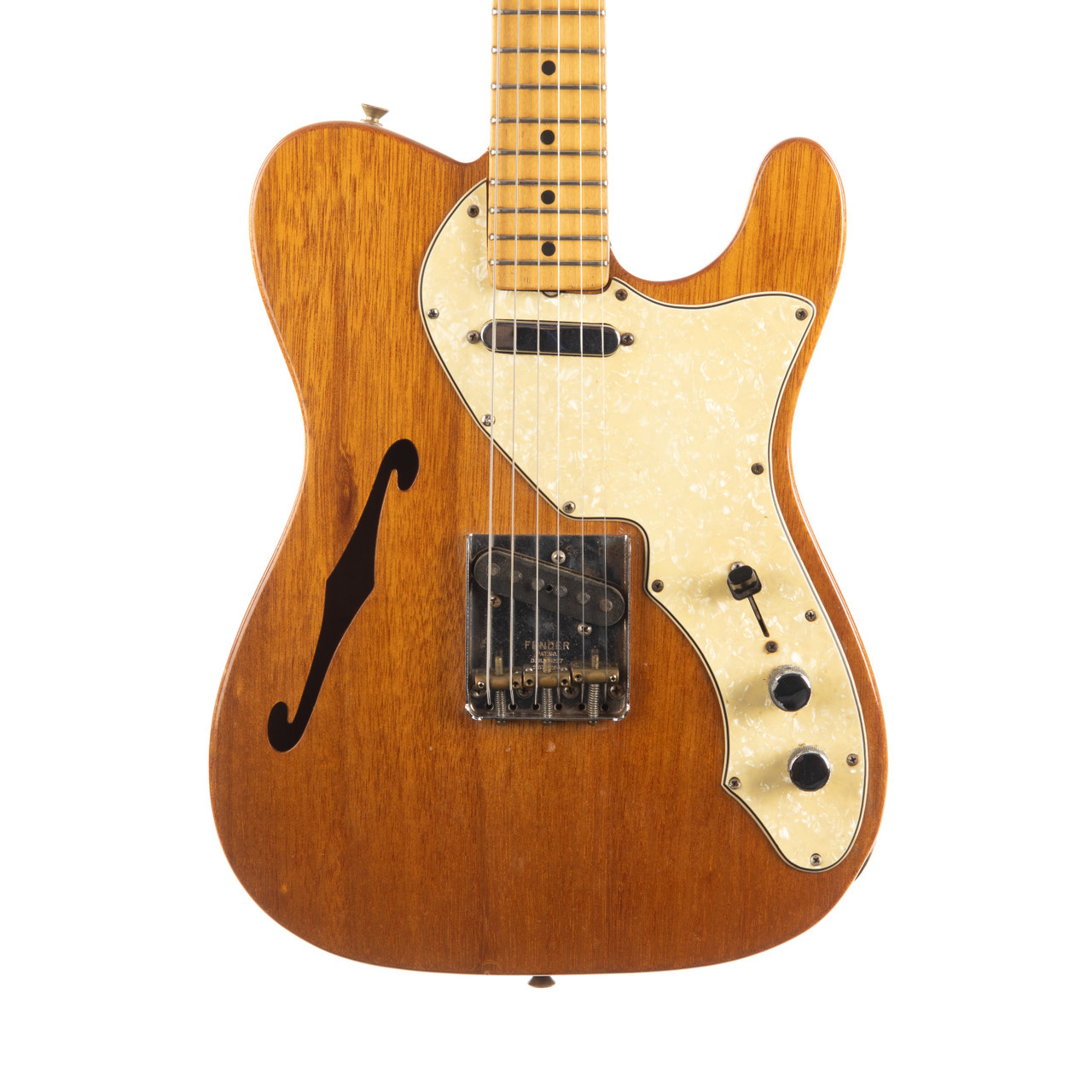 Vintage Fender Telecaster Thinline Natural Mahogany 1968 | Cream City Music