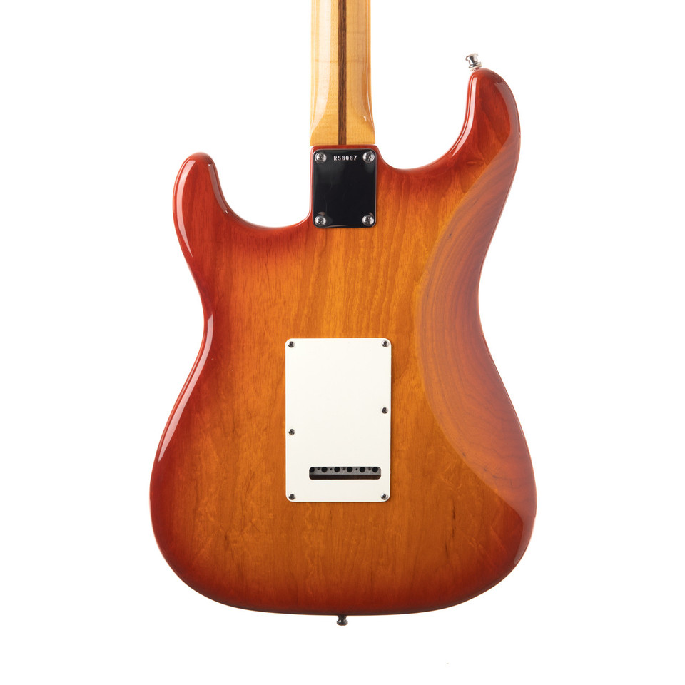 Used Fender Custom Shop Custom Deluxe Stratocaster Aged Cherry Sunburst ...