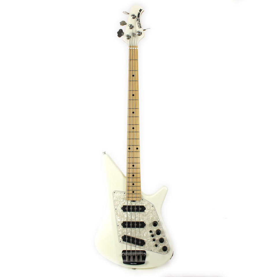 Used Musicman Big Al 4-String Electric Bass Guitar White Pearl | Cream ...